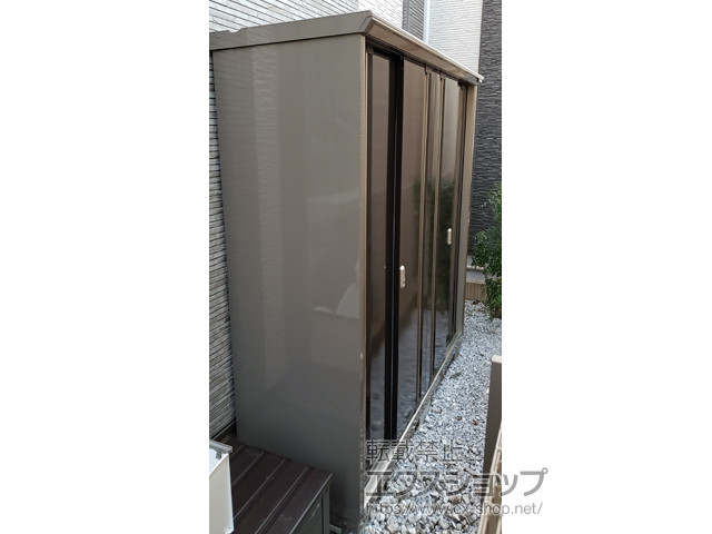 神奈川県横須賀市のイナバ物置・屋外倉庫施工例(ナイソーシスター 1940×580×1903 KMW-196E-CB:82598881-1)