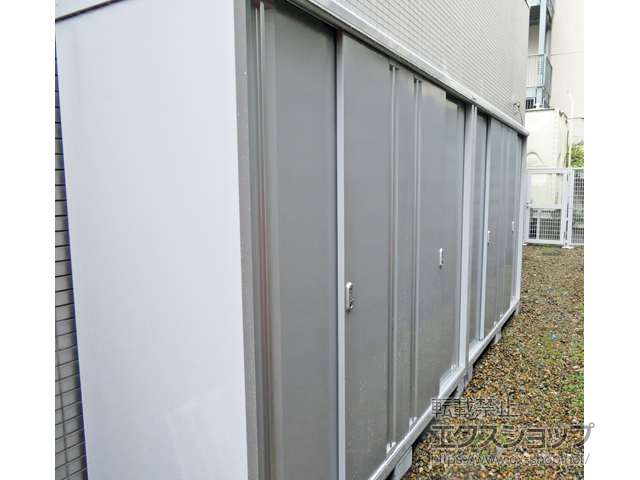 東京都千代田区のイナバ物置・屋外倉庫施工例(シンプリー 一般型 2160×755×1903 MJX-217E-P-FS:69630062-1)