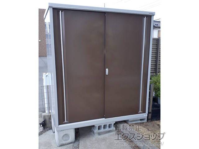 静岡県伊豆の国市のイナバ物置・屋外倉庫施工例(シンプリー 一般型 1740×905×1903 MJX-179EP-TB:71558174-2)