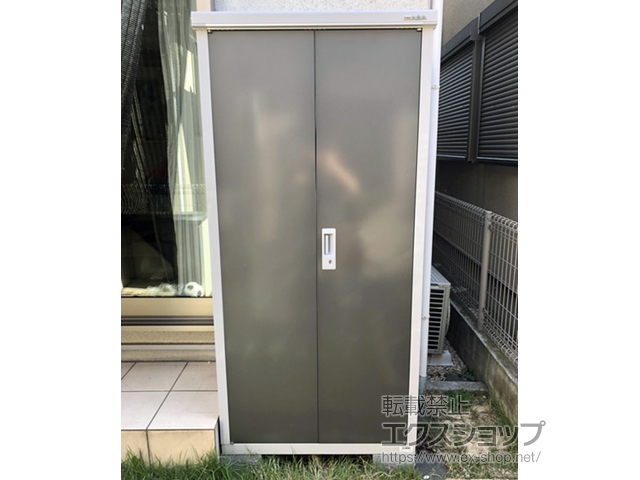 神奈川県横浜市のイナバ物置・屋外倉庫施工例(アイビーストッカー 900×515×1903 BJX-095E-PG:72835475-1)