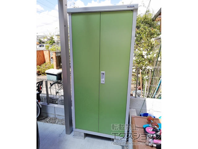 愛知県春日井市のイナバ物置・屋外倉庫施工例(アイビーストッカー 900×515×1903（BJX-095E） BJX-095E-LG:74710876-1)