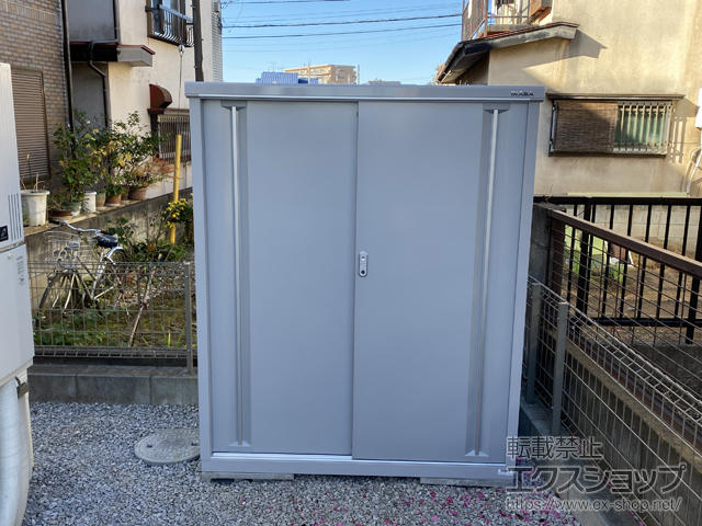 埼玉県新座市のイナバ物置・屋外倉庫施工例(シンプリー 一般型 1320×755×1603（MJX-137DP） MJX-137DP-FS:77042878-1)