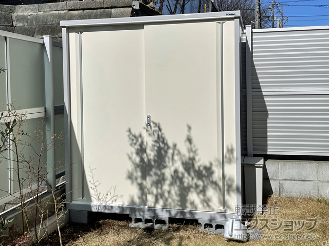 千葉県八千代市のイナバ物置・屋外倉庫施工例(シンプリー 一般型 1740×905×1903 MJX-179EP-FW:83260881-1)