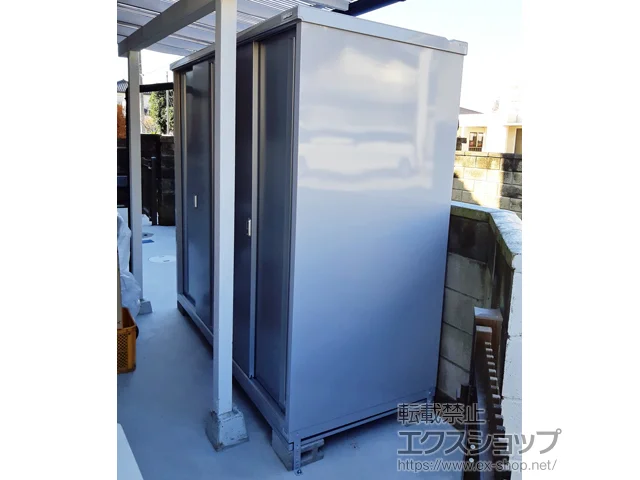 茨城県古河市のイナバ物置・収納・屋外倉庫施工例(シンプリー 一般型 2160×905×1903（MJX-219E） MJX-219E-PS:98547291-1)