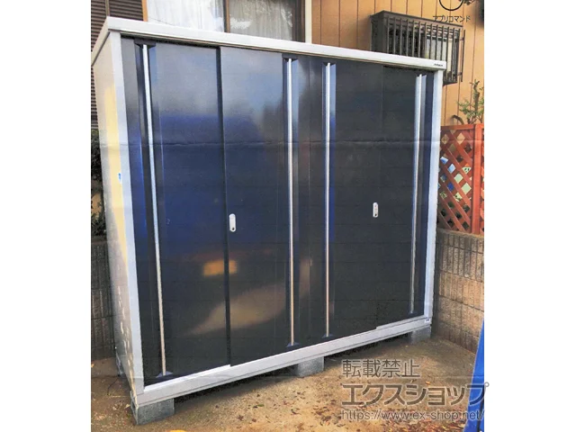 茨城県稲敷郡美浦村のイナバ物置・屋外倉庫施工例(シンプリー 一般型 2160×755×1903 MJX-217E-CG:98894891-1)