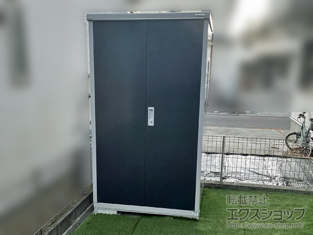 埼玉県入間市のイナバ物置・屋外倉庫施工例(アイビーストッカー 1100×905×1903 BJX-119E-CG:99125691-3)