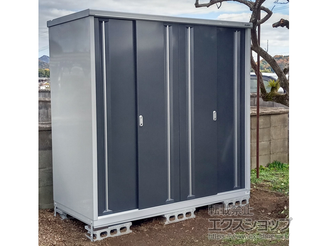 山口県山口市のイナバ物置・屋外倉庫施工例(シンプリー 一般型 1940×905×1903 MJX-199EP-CG:99152991-1)