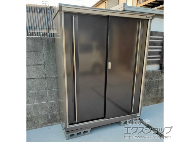 愛媛県松山市のイナバ物置・屋外倉庫施工例(ナイソーシスター 1320×480×1603 KMW-135D-CB:99708891-1)