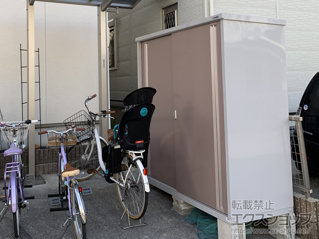 愛知県名古屋市のイナバ物置・屋外倉庫施工例(シンプリー 一般型 1740×755×1903 MJX-177E-AR-P:85069783-2)