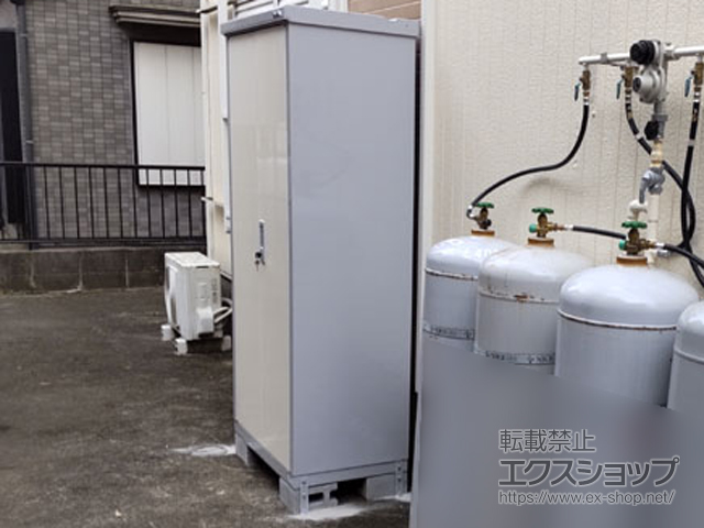 千葉県印西市のイナバ物置・収納・屋外倉庫施工例(アイビーストッカー 900×515×1903（BJX-095E） BJX-095E-FW:86941384-1)