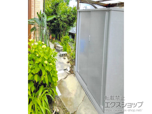 広島県東広島市のイナバ物置・屋外倉庫施工例(シンプリー 一般型 1740×905×1603（MJX-179D） MJX-179D-FS:88689085-1)