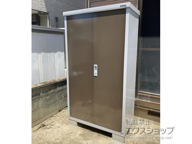 愛知県岡崎市のイナバ物置・屋外倉庫施工例(アイビーストッカー 1100×515×1903（BJX-115E） BJX-115E-TB:91299796-1)