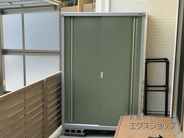 愛知県江南市のイナバゴミステーション施工例(ダストボックスミニ メッシュ床タイプ DBN-106M 400L:91519396-2)