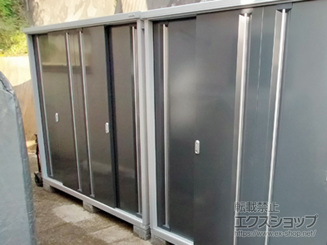 神奈川県横浜市のイナバ物置・屋外倉庫施工例(シンプリー 一般型 2160×755×1903 MJX-217E-P-CG:97620399-2)